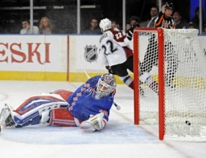SH*T WHAT A GOAL! Matt Hunwick dances by the defense and scores