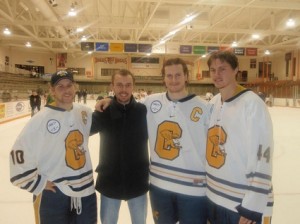 Skating with Griffs Captain Preston Shupe