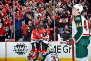 Blackhawks halfway to eliminating Wild