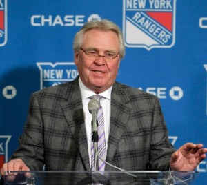 Sather Puts His Skate In His Mouth