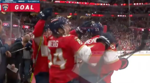Matthew Tkachuk scores with 4 seconds left to ship the Florida Panthers to the Stanley Cup ...
